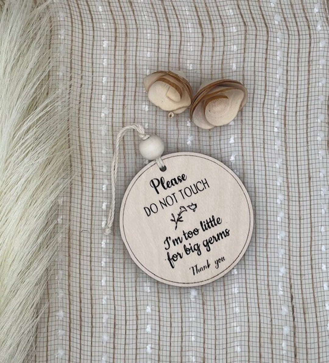 Do Not Touch Baby Stroller Sign, Baby Car Seat Tag, New Parent Gift ...