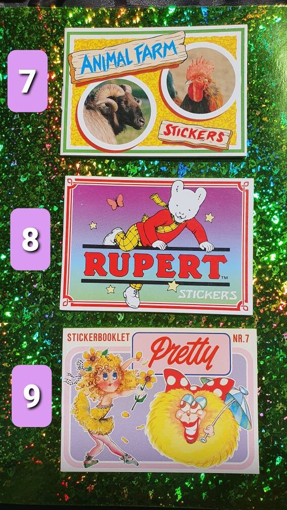 Vintage Introduction Holland Sticker Books Morehead,rosie&jim,cats ...