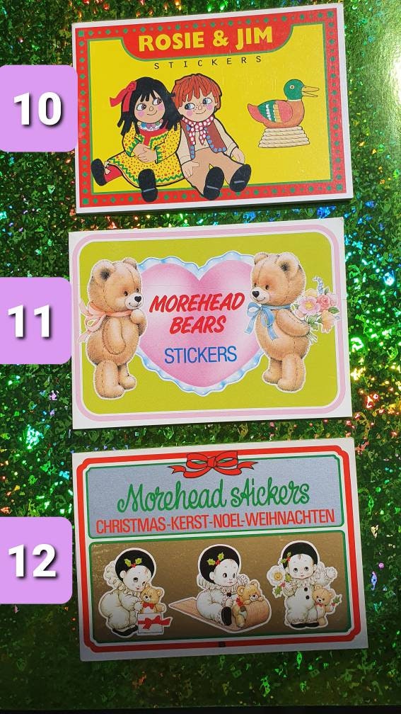 Vintage Introduction Holland Sticker Books Morehead,rosie&jim,cats ...