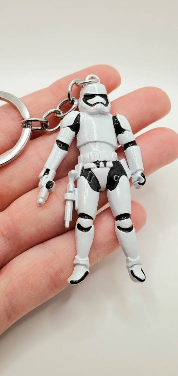 Storm Trooper Keychain Metal 4.75 Inches Total Length Star | Etsy
