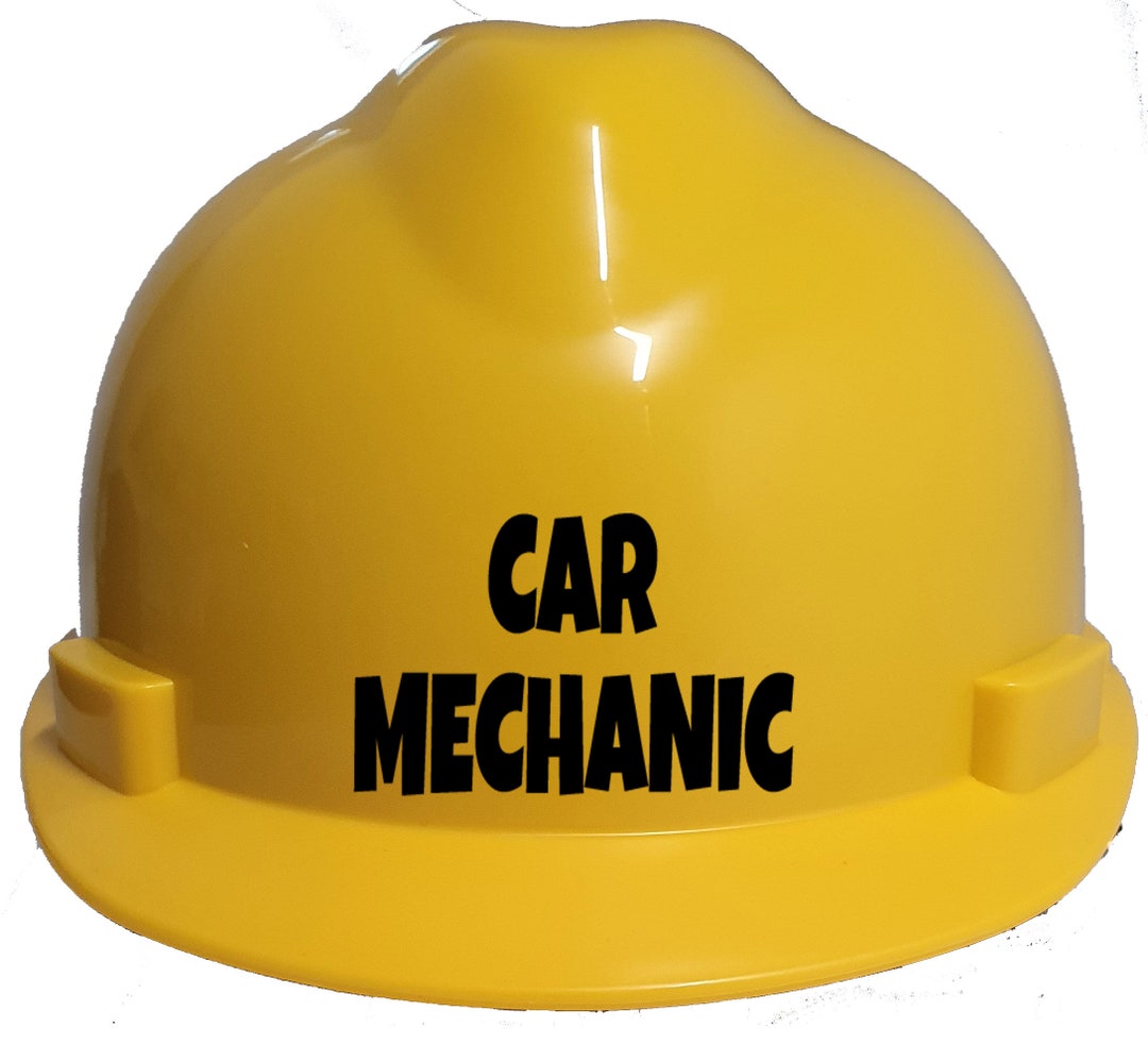 Children's Hard Hat Car Mechanic Kids, Toddler Safety Construction ...