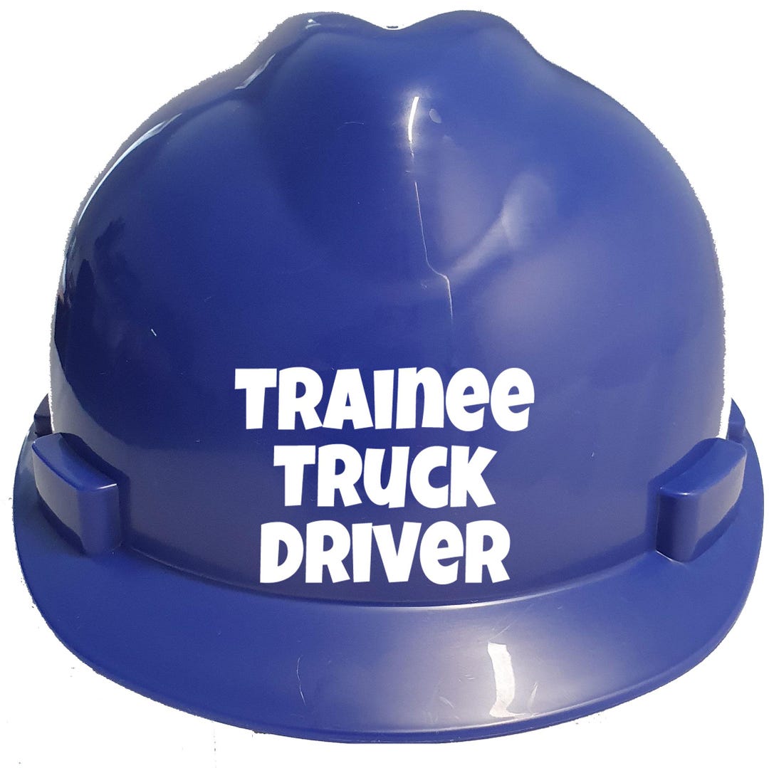 Children's Hard Hat Trainee Truck Driver Kids, Toddler Safety ...