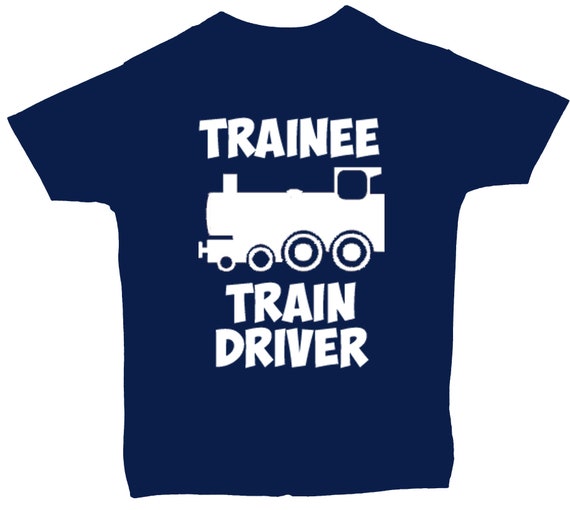 Trainee Train Driver T-shirt Top Baby Children 0 to 5 Years | Etsy