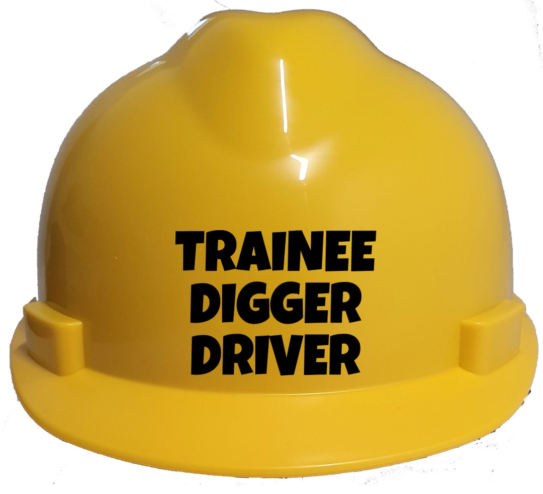 Children's Hard Hat Trainee Digger Driver Kids, Toddler Safety ...