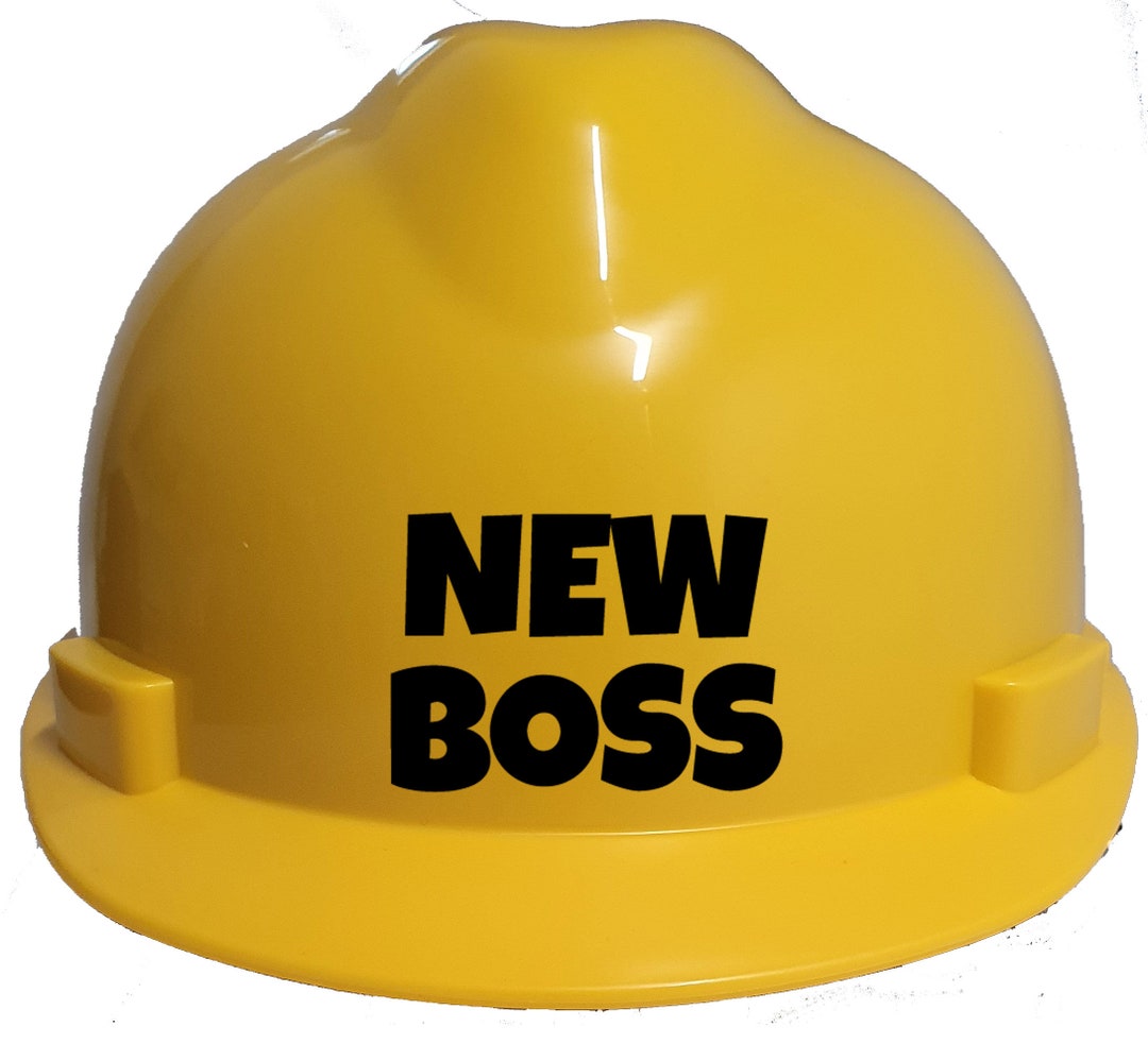 Kids 'new Boss' Hard Hat: Adjustable Safety Construction Helmet - Etsy