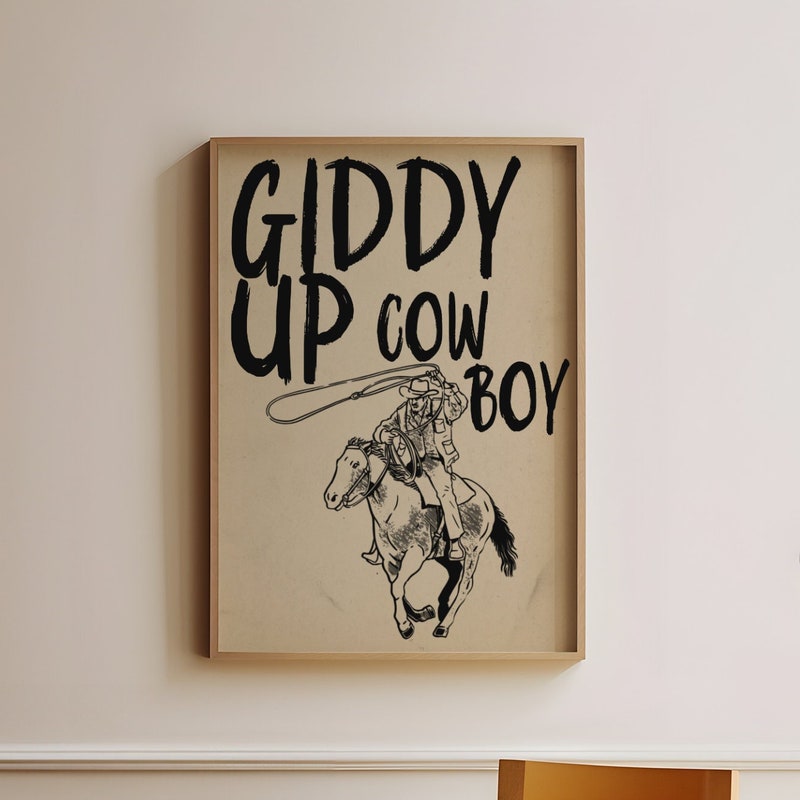 Giddy up Cowboy - Etsy