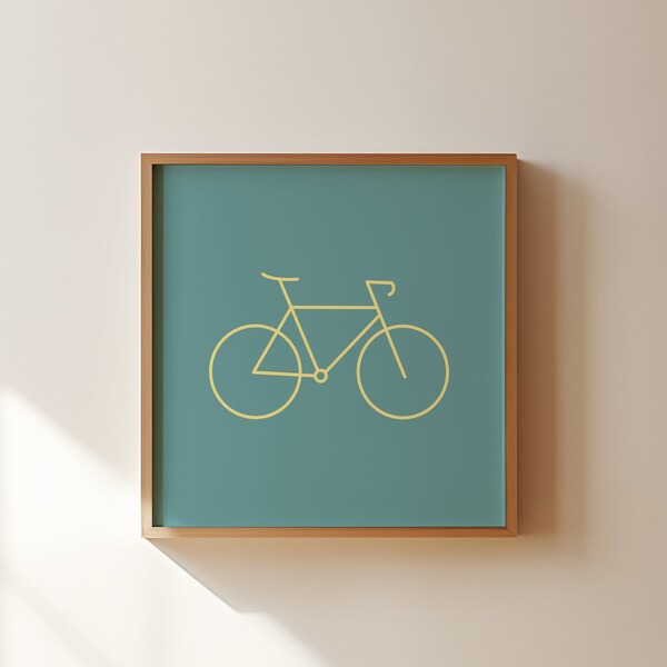 Abstract Bicycle Art - Etsy