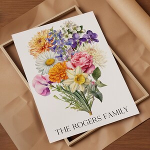 Grandma's Garden Bouquet | Family Flower Bouquet | Birth Month Flower ...