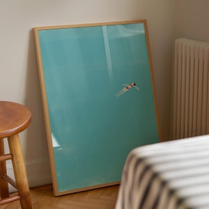 Girl Floating in Pool | Swimming Wall Art | Pool Print | Beach Art ...