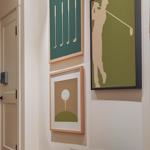 Set of 3 Retro Golf Prints | Office Wall Art | Golfing Posters | Gift ...