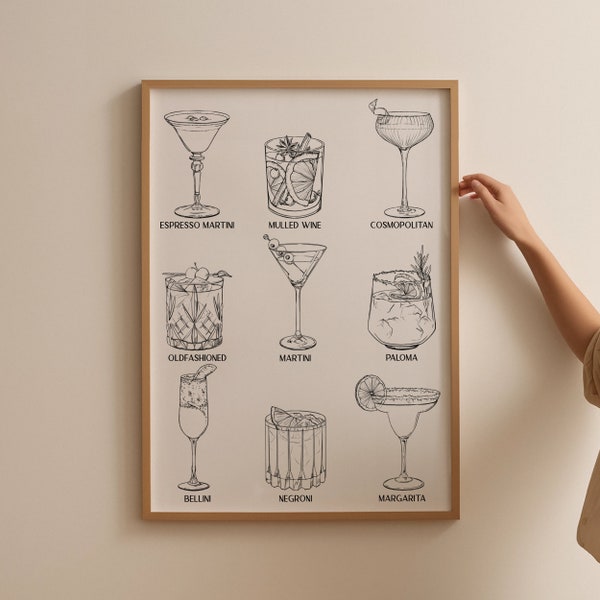 Bar Cart Decor - Etsy