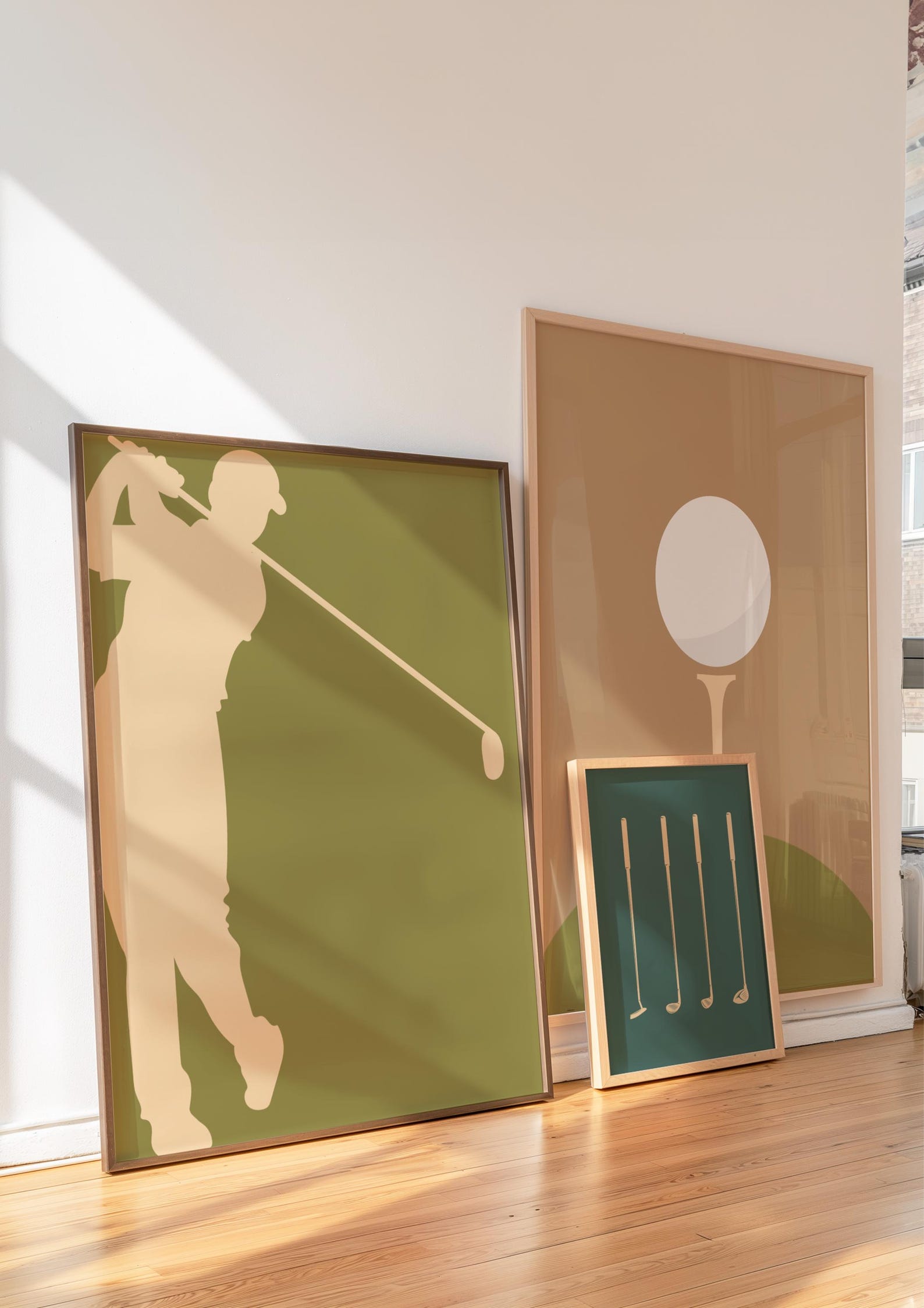 Set of 3 Retro Golf Prints | Office Wall Art | Golfing Posters | Gift ...