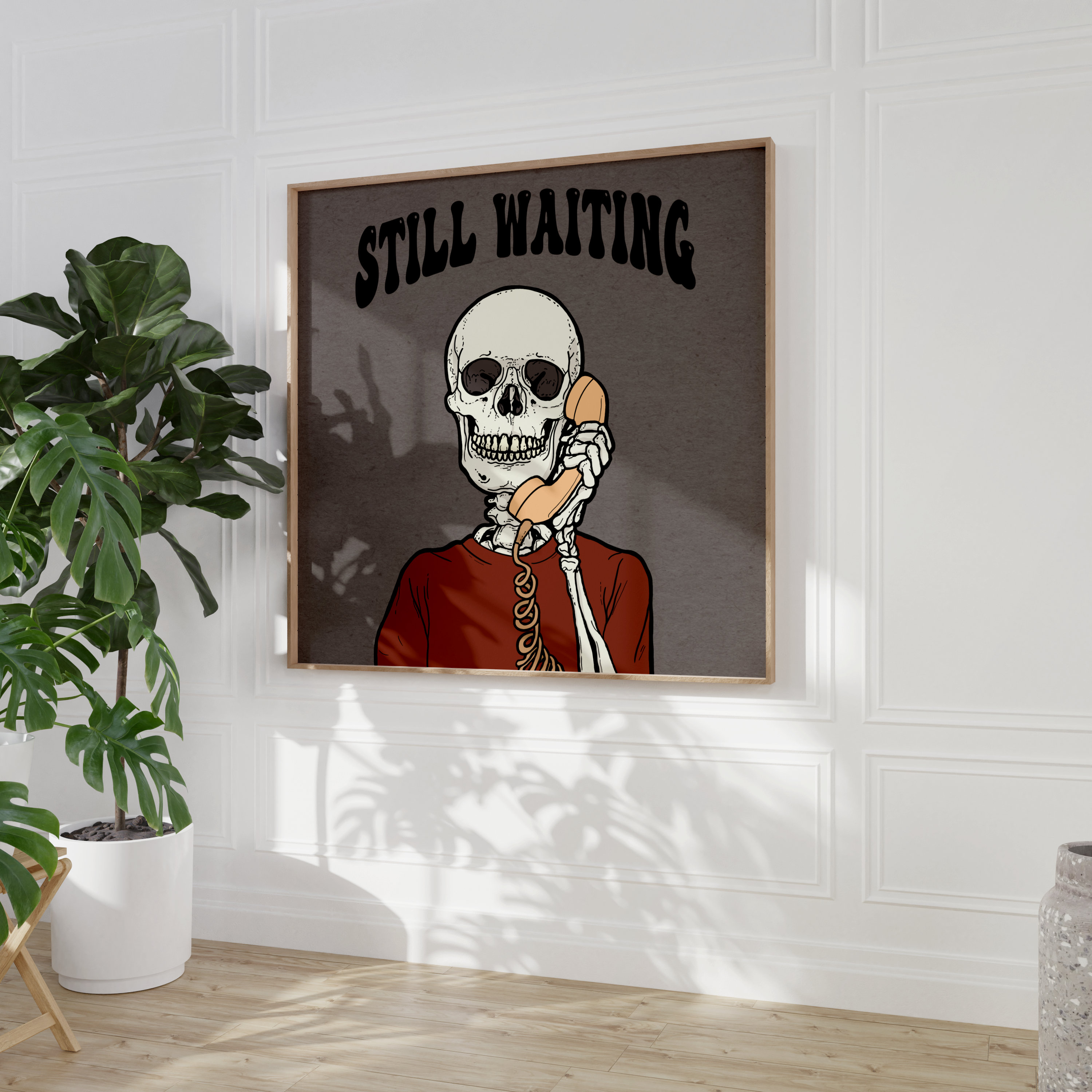 Still Waiting Skeleton