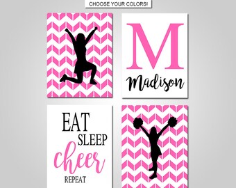 Cheerleading art | Etsy