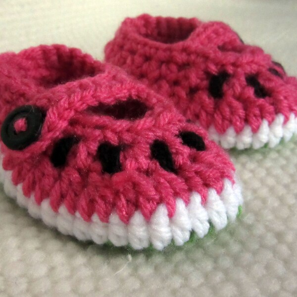 Watermelon Booties - Etsy