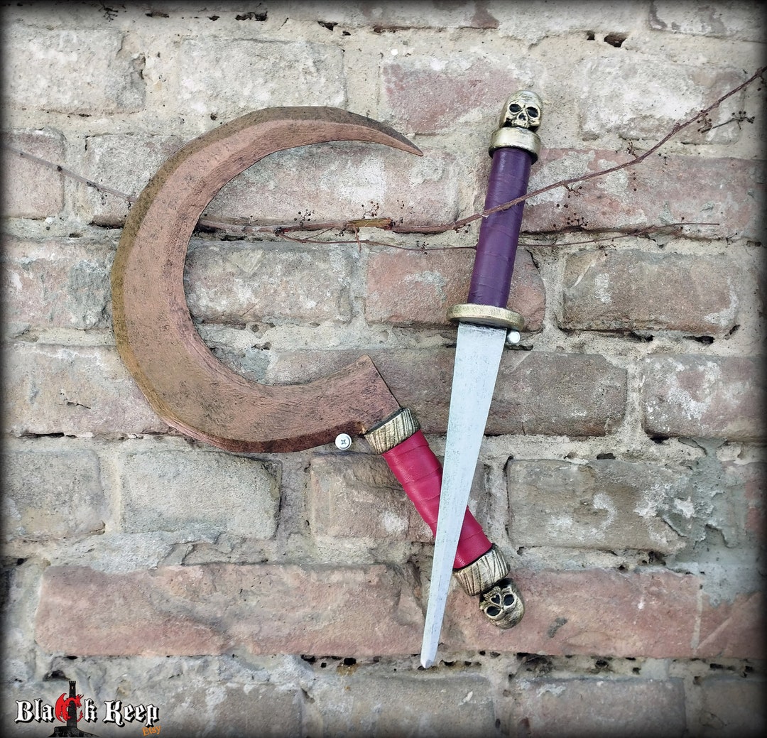 Jester Dagger and Sickle ( Cosplay Prop) - Etsy