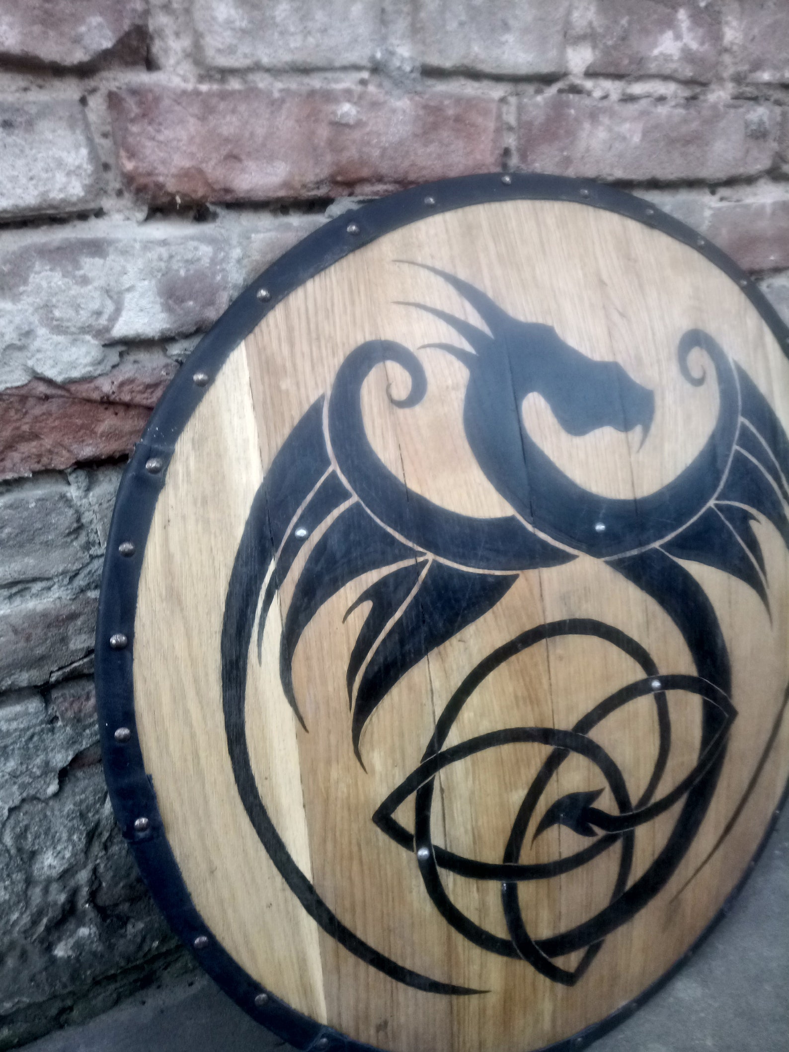 Dragon Round Shield | Etsy