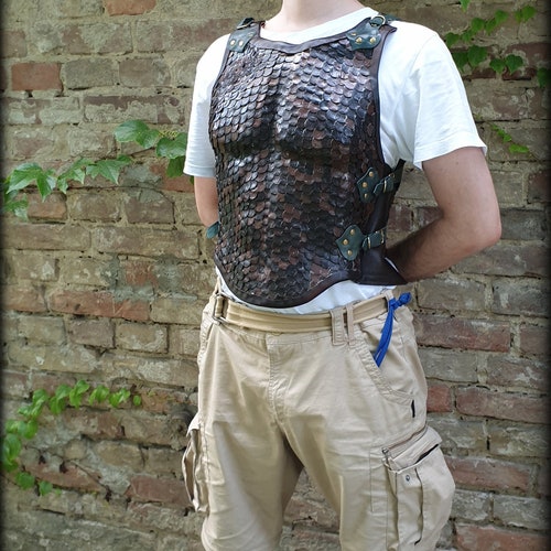 Scale Leather Gorget - Etsy