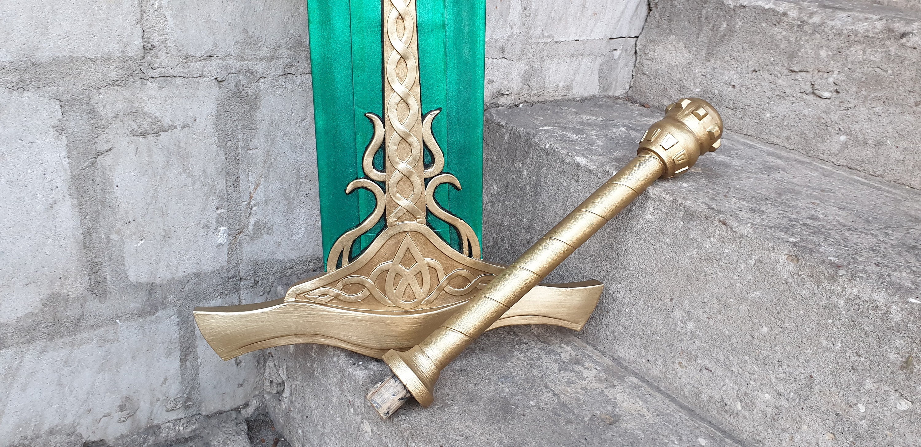 Moonstone / Crystal Greatsword cosplay - Etsy UK
