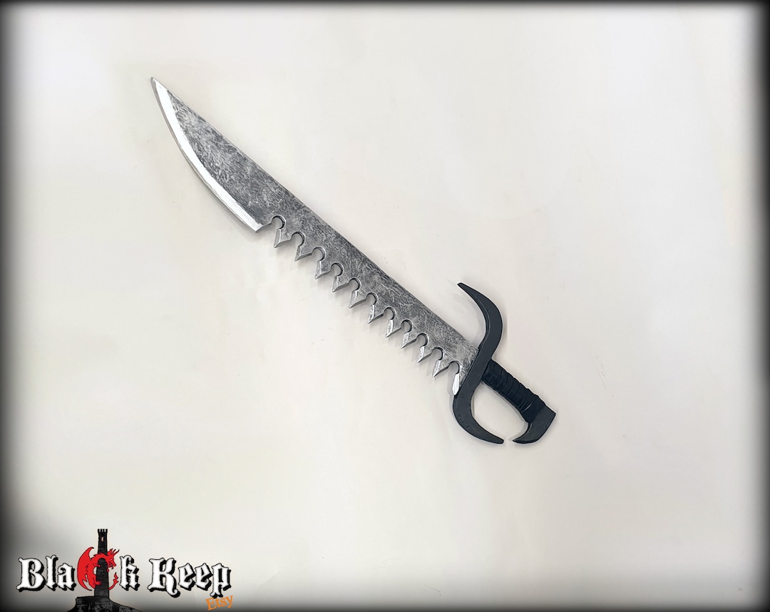 Sword Breaker, Spiked Sword ( Wooden Cosplay Prop) - Etsy