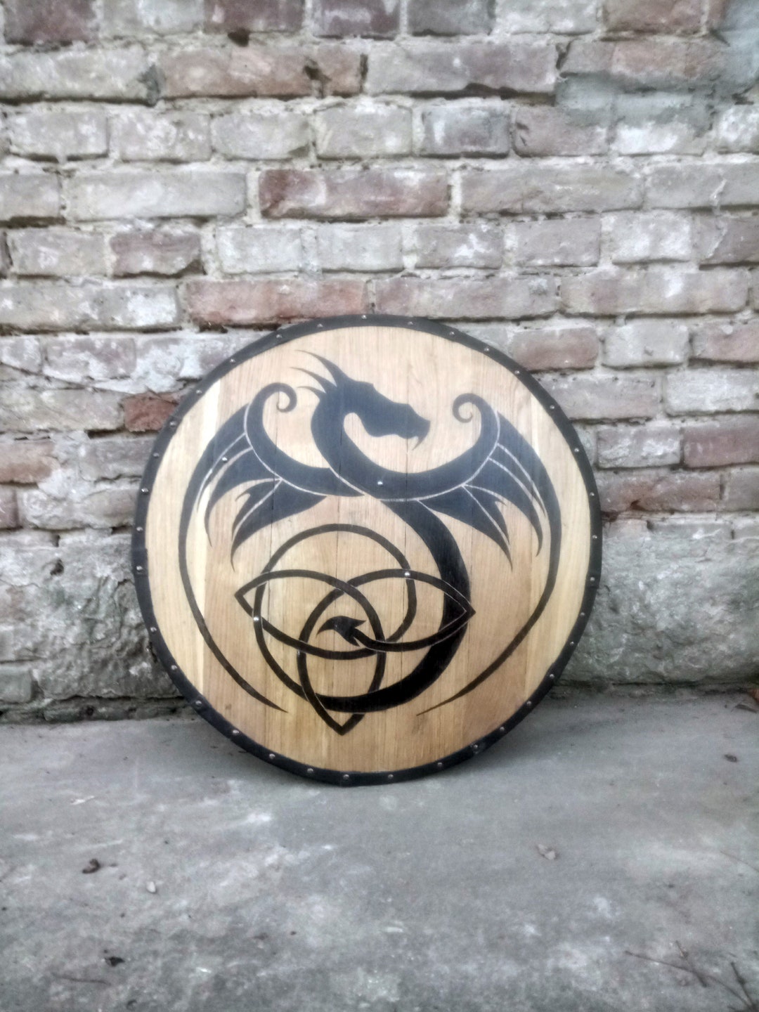 Dragon Round Shield - Etsy
