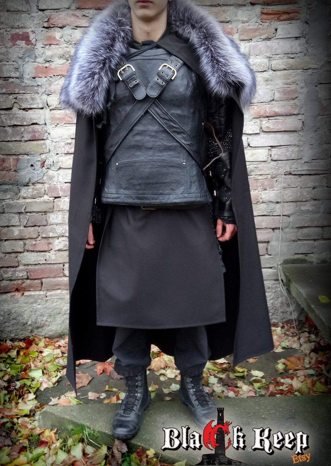 Night's Watch Cloak and Chestplate ( Larp and Cosplay ) - Etsy