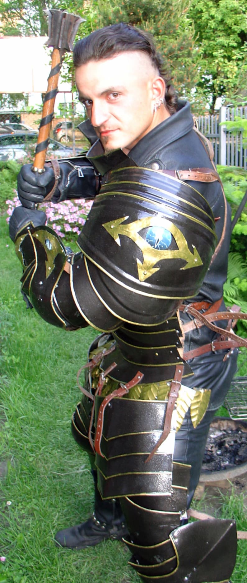 Black Plate Armor larp & Cosplay - Etsy