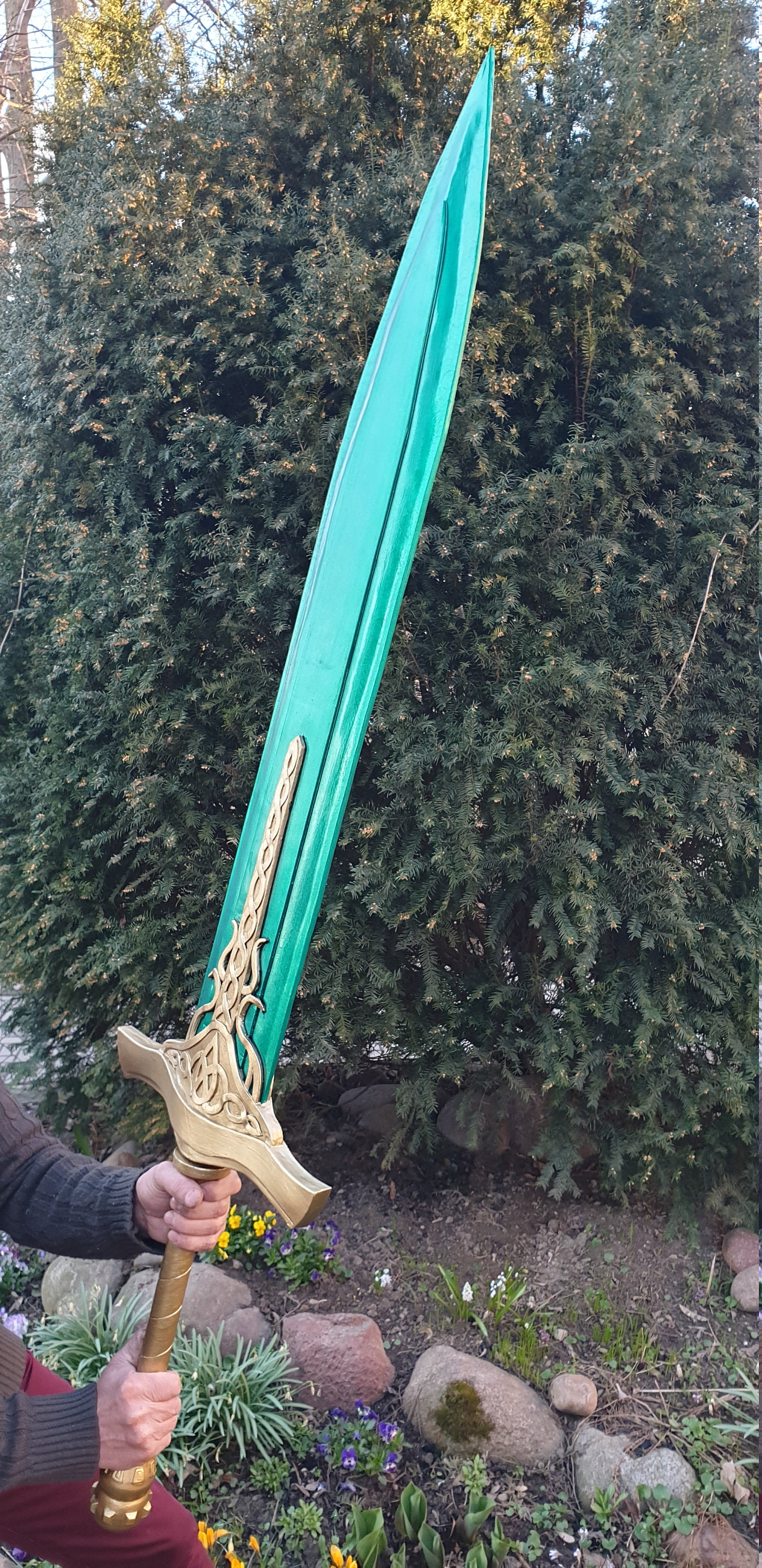 Moonstone / Crystal Greatsword cosplay - Etsy UK