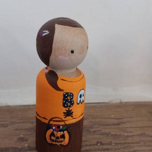 Spooky Halloween Peg Doll * Montessori * Personalised Halloween Gift ...