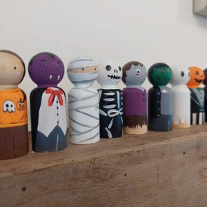 Spooky Halloween Peg Doll * Montessori * Personalised Halloween Gift ...