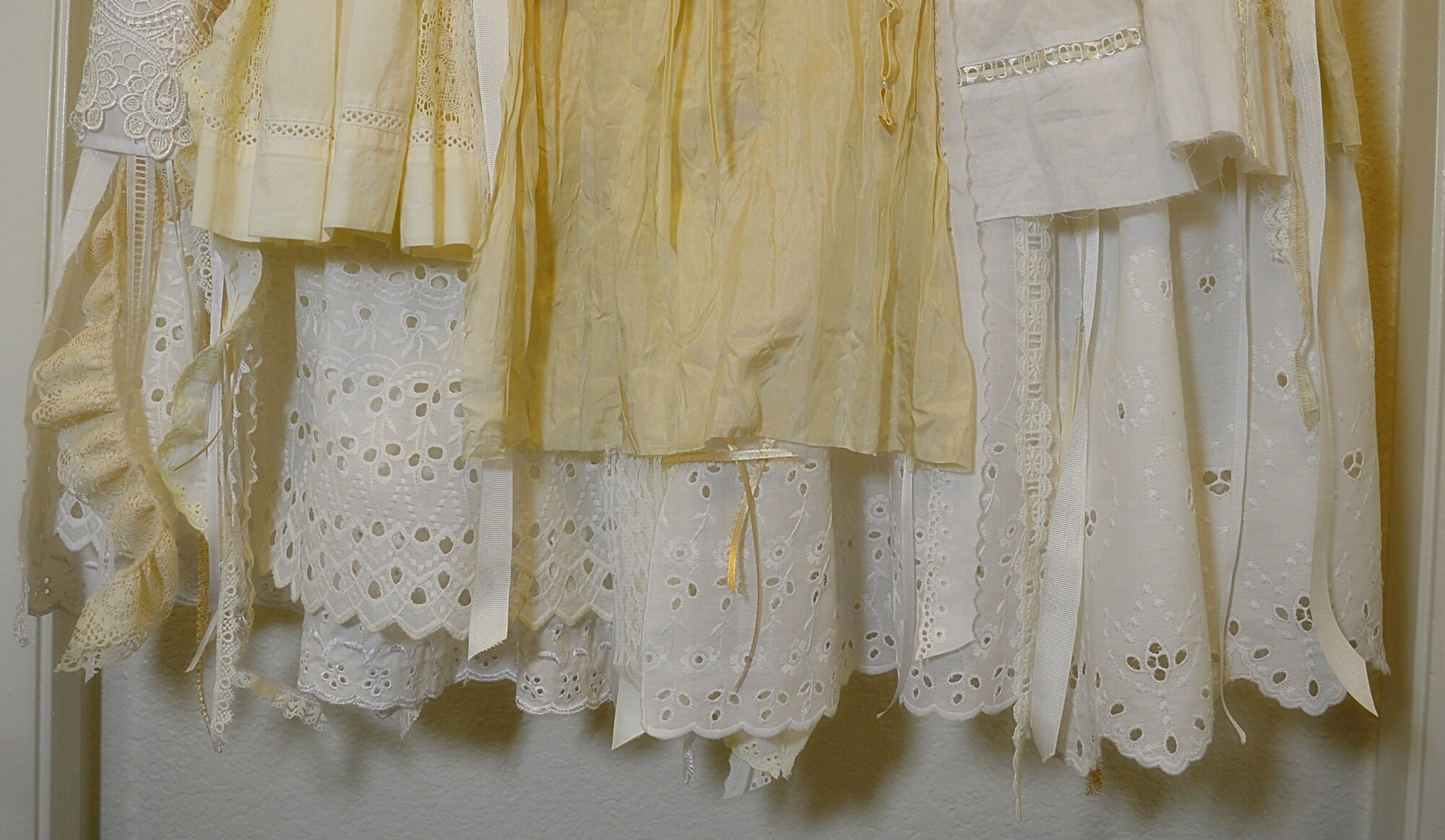 Off White and White Lace, Drawstring, Wedding, Festival, Event, Fun ...