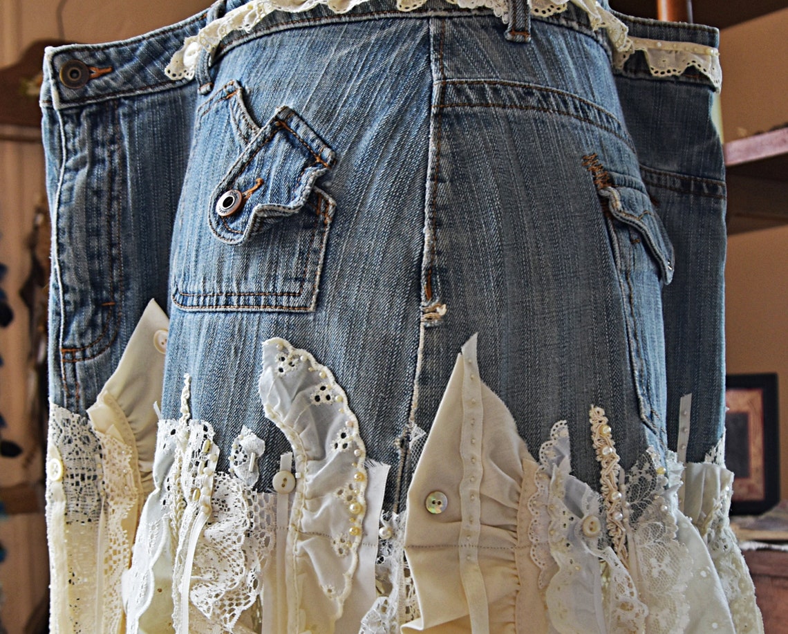 Ready to Cut, off White/cream Lace, Riders Copper Collection, Blue ...