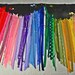 Rainbow Ribbon Denim Wrap Festival, Event Belt - Etsy