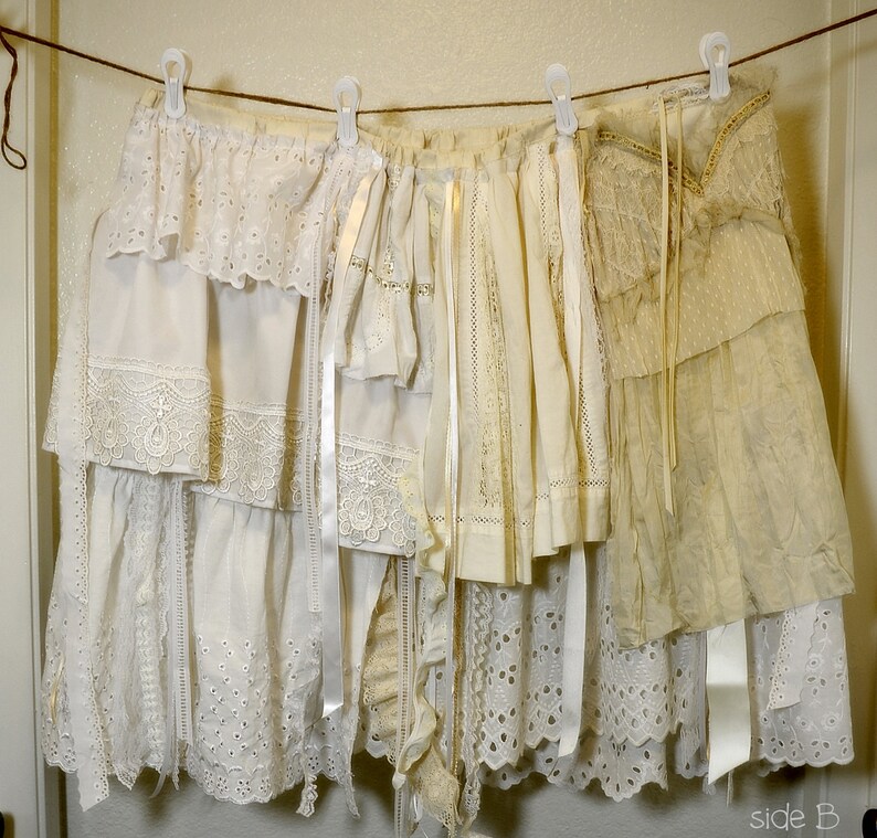 Off White and White Lace, Drawstring, Wedding, Festival, Event, Fun ...