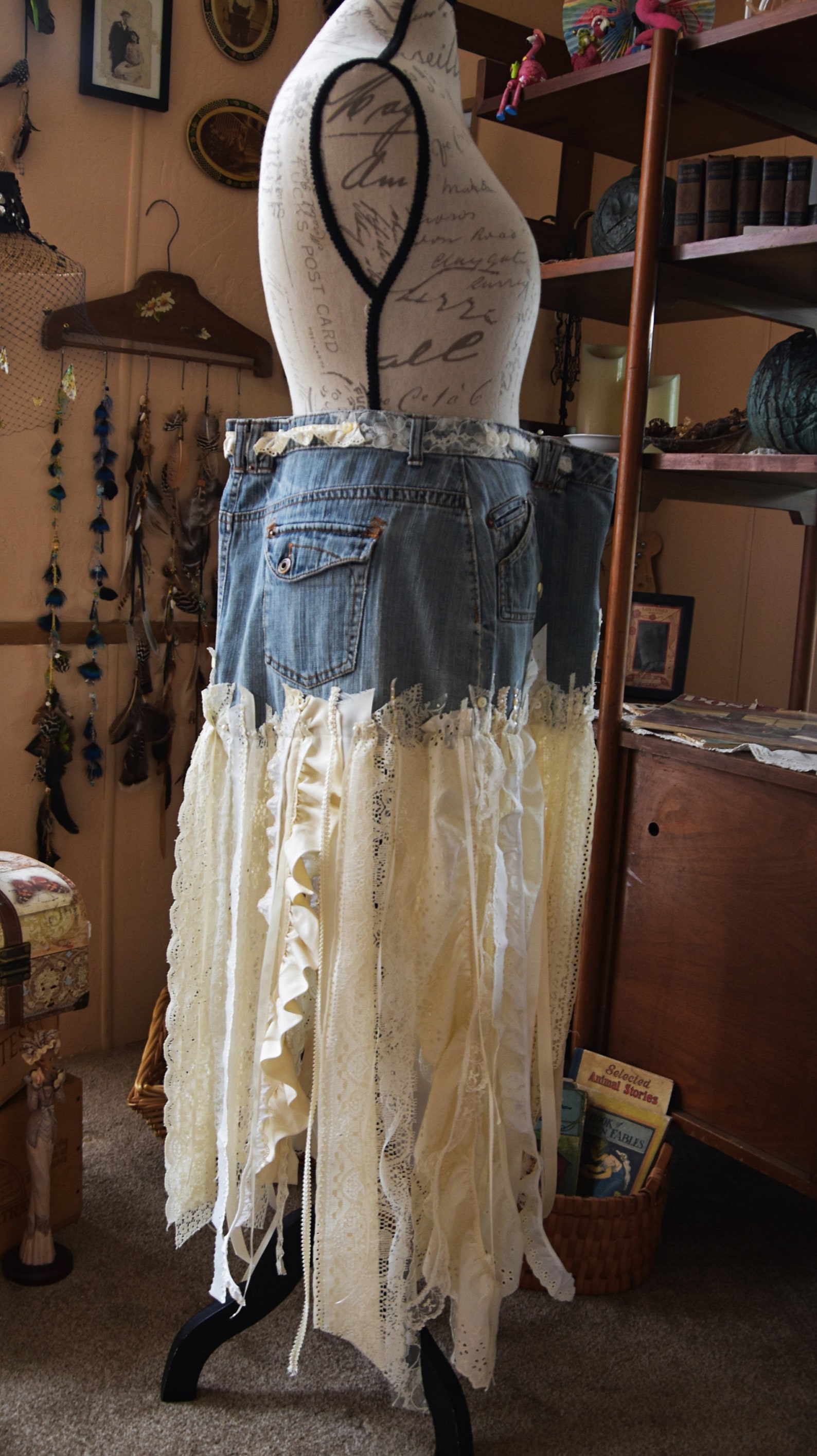 Ready to Cut, off White/cream Lace, Riders Copper Collection, Blue ...