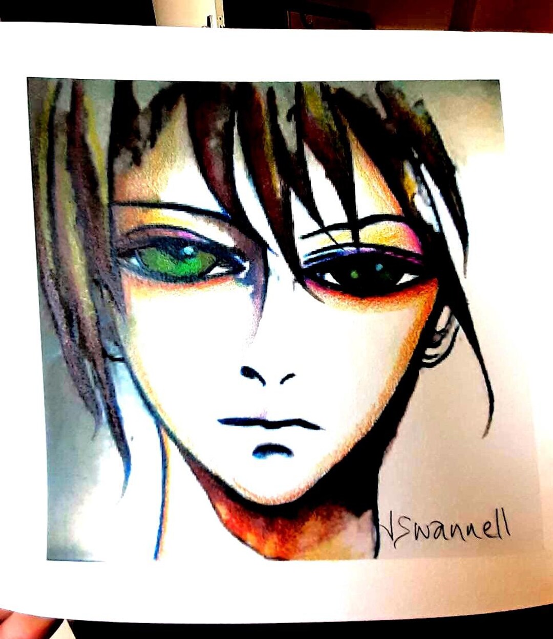Anime Hand Finished Print - Etsy
