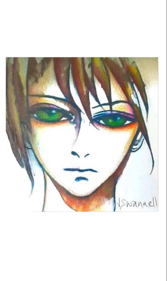 Anime Hand Finished Print - Etsy