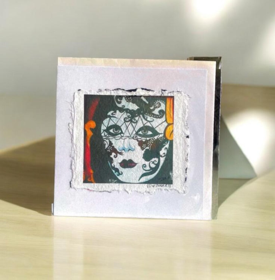 Harlequin, Greetings Card - Etsy UK