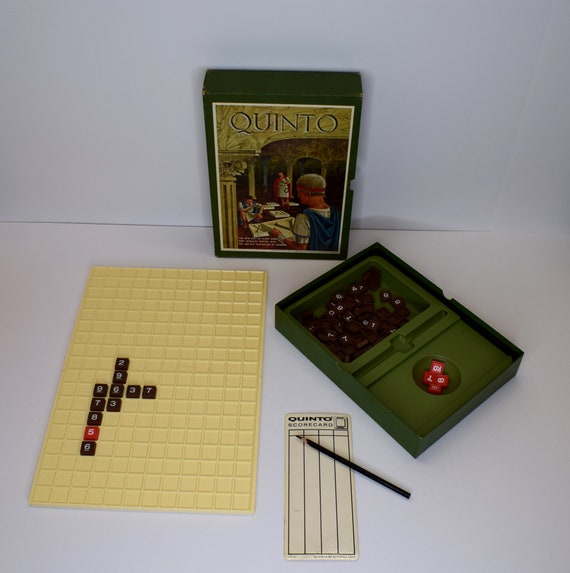 Quinto Fascinating Game of Fives a 3M Bookshelf Game | Etsy