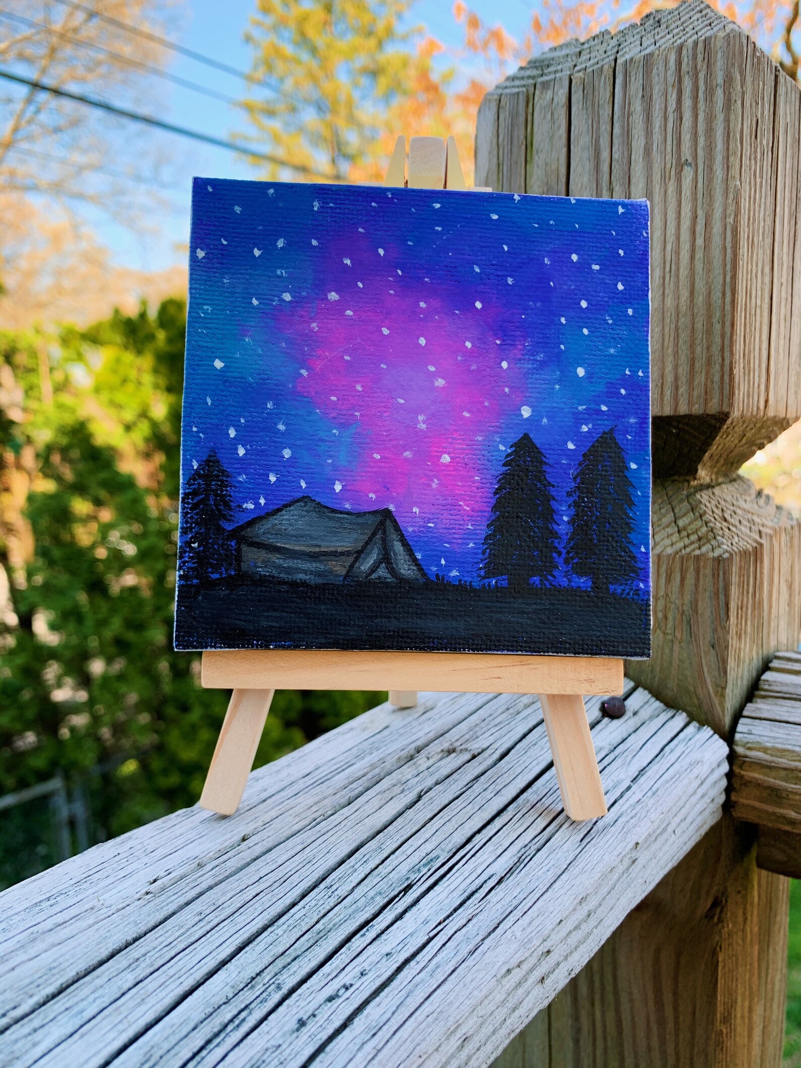 VSCO Inspired Mini Canvas Paintingseasel - Etsy
