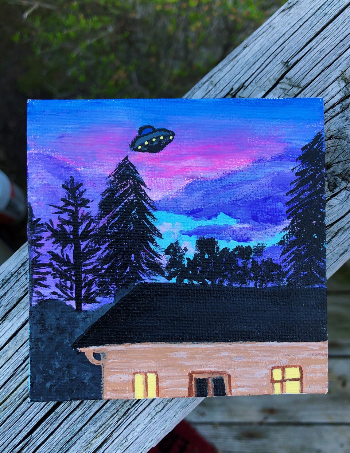 VSCO Inspired Mini Canvas Paintingseasel - Etsy