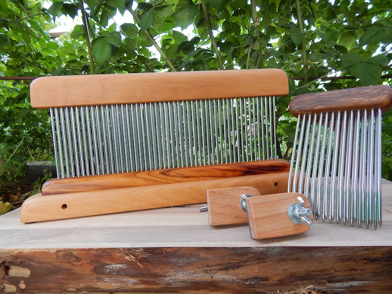 Hackle and Carding Comb/wool Comb and Blending Hackle Set 1 | Etsy