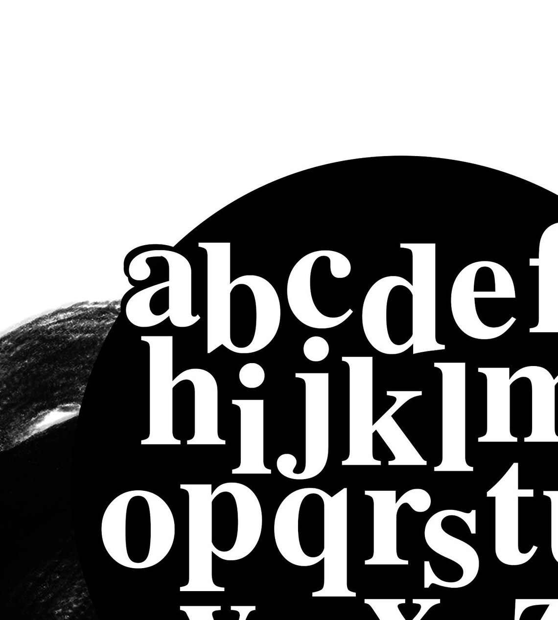 Aleph Beis and Alphabet Black & White Set - Etsy