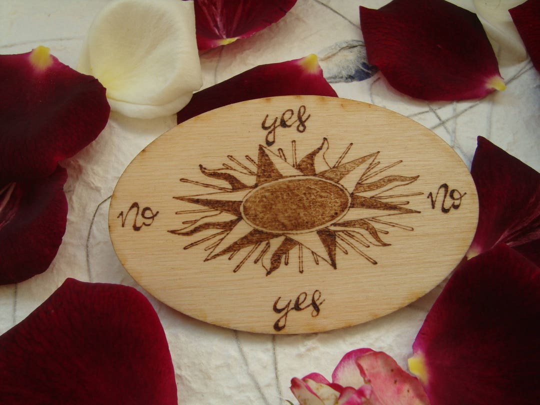 Handmade Pendulum Board With Sun Symbol, Yes and No - Tool for ...