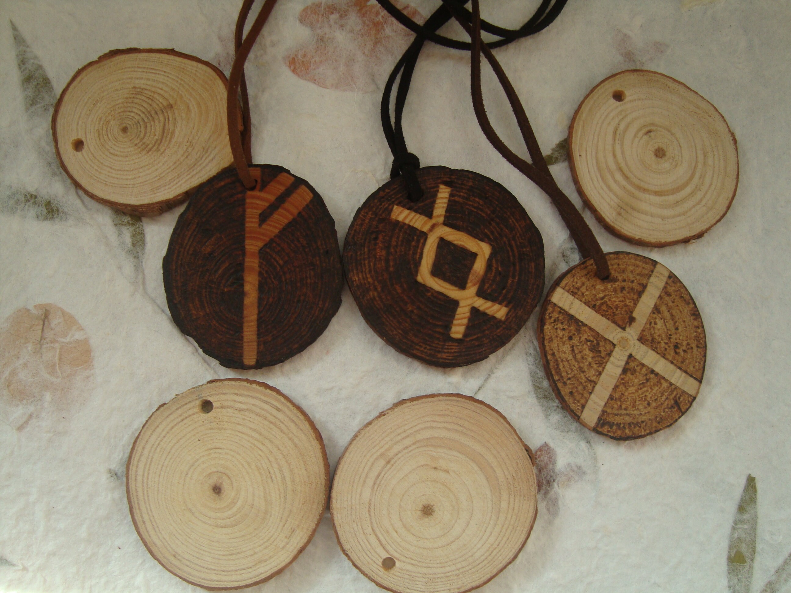 Gebu Wood Burned Pendant Gebo Viking Rune Lucky Charm Rune - Etsy