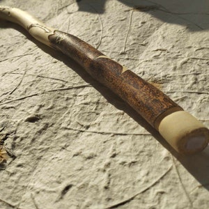 Greek Cypress Wand With Dragon Carving, Kunzite Crystal, and Wood ...