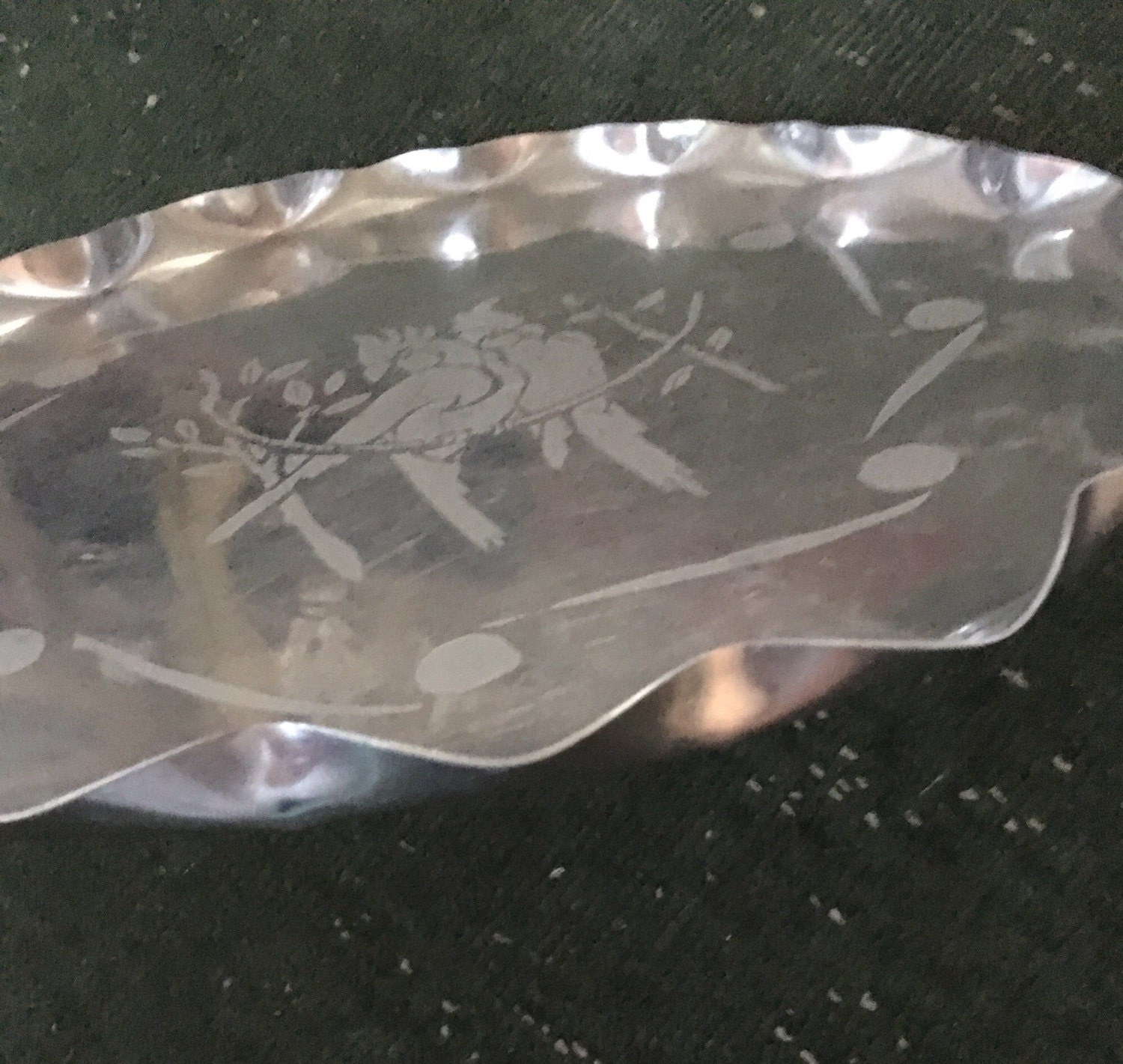 Vintage Cockatiel Aluminum Serving Tray - Etsy