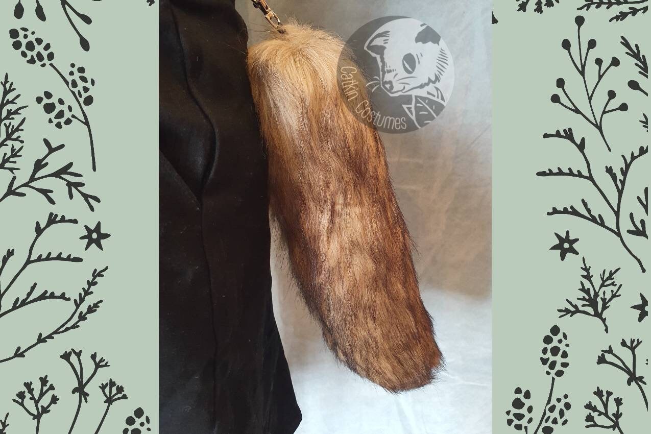 Clip-on Faux Fur Wolf Fursuit Cosplay Tail timber Wolf 15 - Etsy