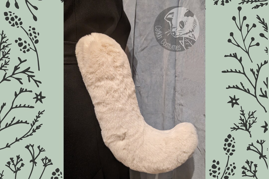 Cream Labrador Dog Wolf Fursuit Tail Premade 19 Inches - Etsy UK