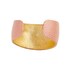Pink Lizard Skin and Antique Diamond and Garnet Cuff - Etsy